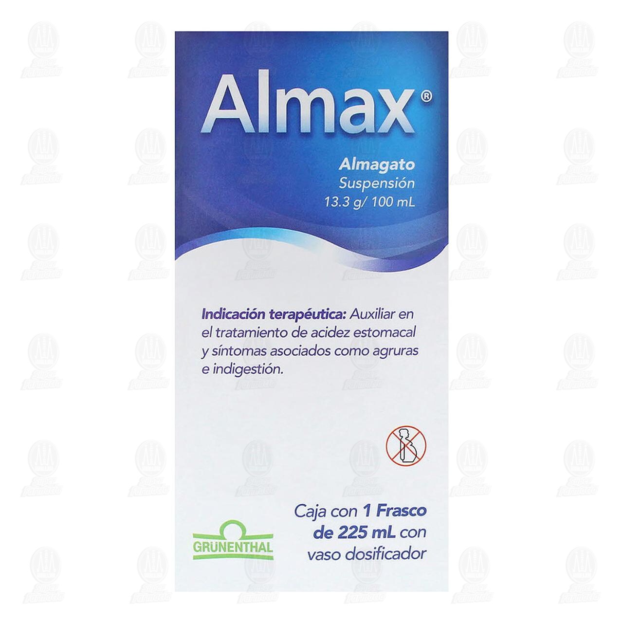 Almax Suspensión 13.3g/100ml, 225 ml. de ALMAX | Farmacias Guadalajara