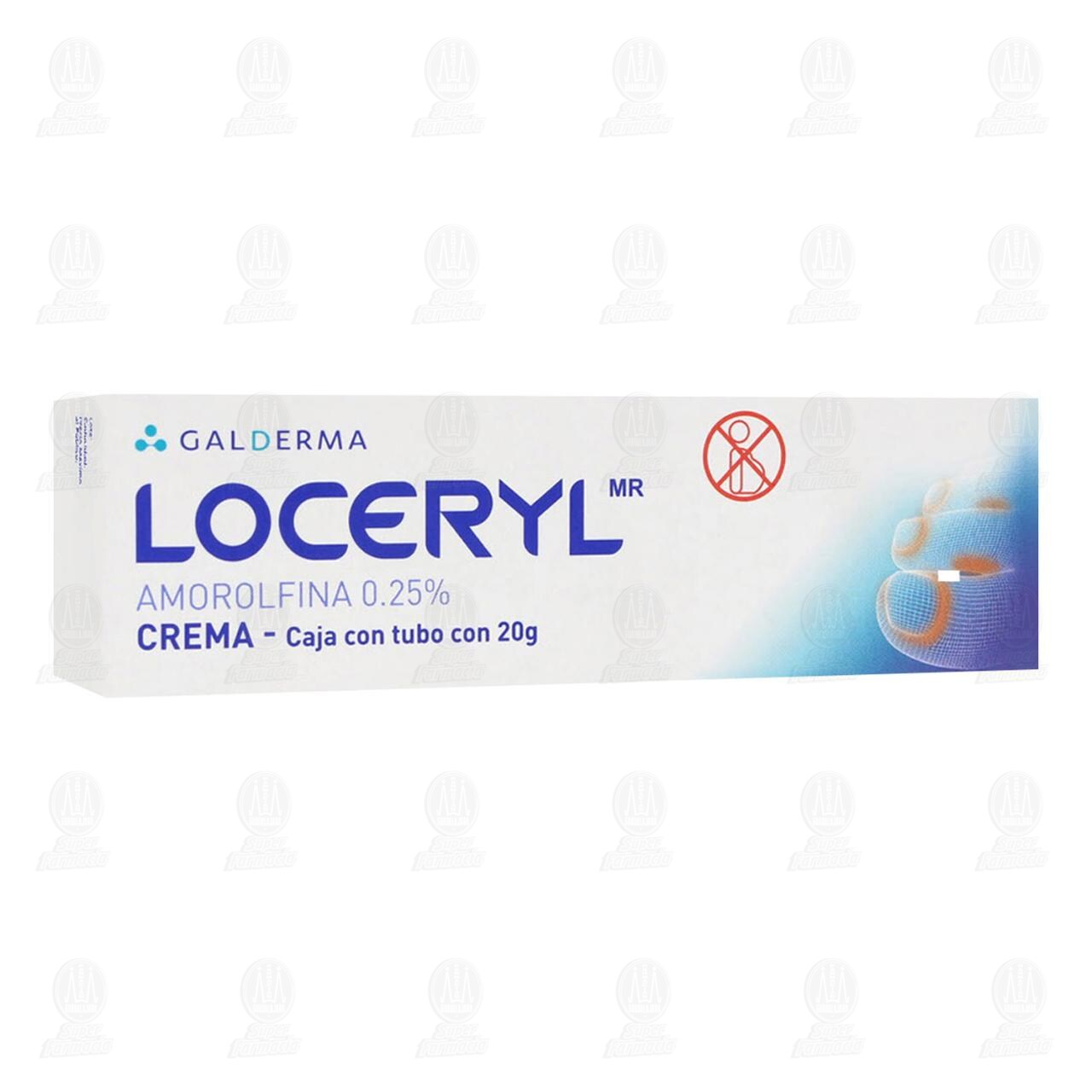 Loceryl 0.25% Crema, 20 gr. de LOCERYL | Farmacias Guadalajara
