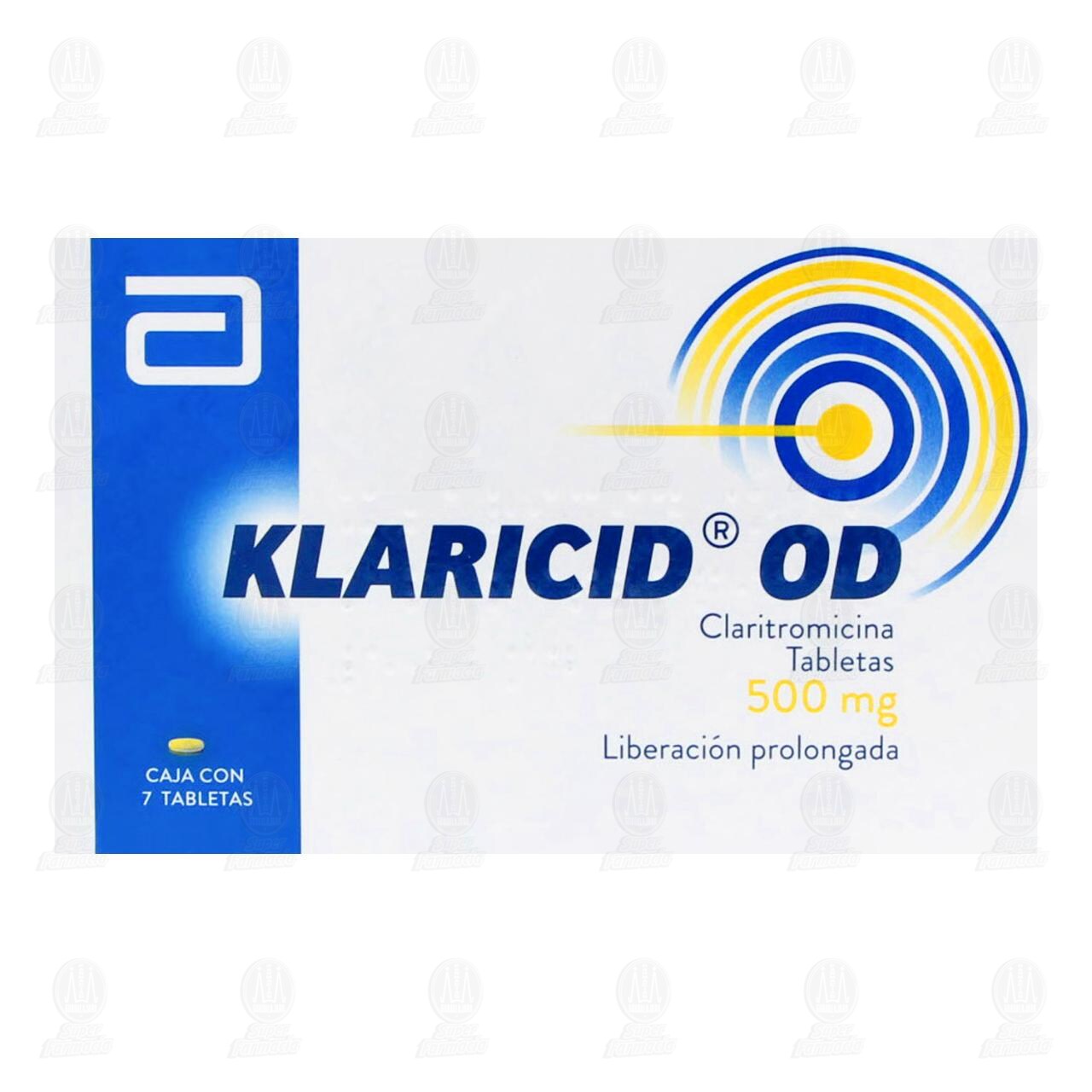 Klaricid OD 500 mg, 7 Tabletas. de KLARICID | Farmacias Guadalajara