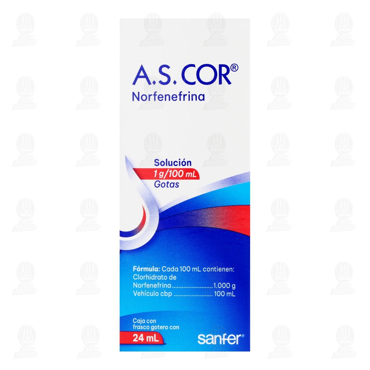 A.S. Cor Solución, 24 ml. de A.S | Farmacias Guadalajara