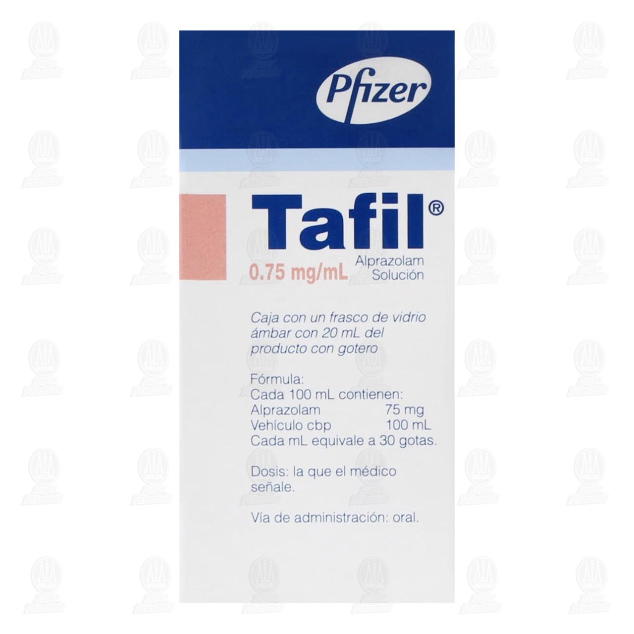 Tafil 0.75mg/ml, Solución. de TAFIL | Farmacias Guadalajara