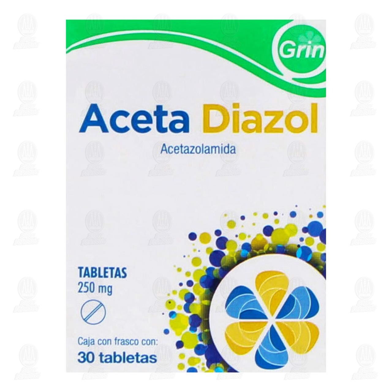 Aceta Diazol 250 mg, 30 Tabletas. de ACETA | Farmacias Guadalajara