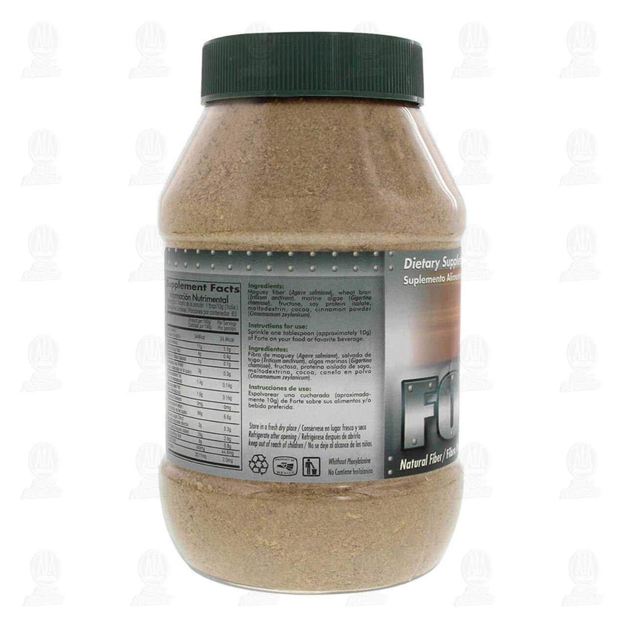 Mi Fibra Diaria Forte, 630 gr. de MI FIBRA DIARIA | Farmacias Guadalajara