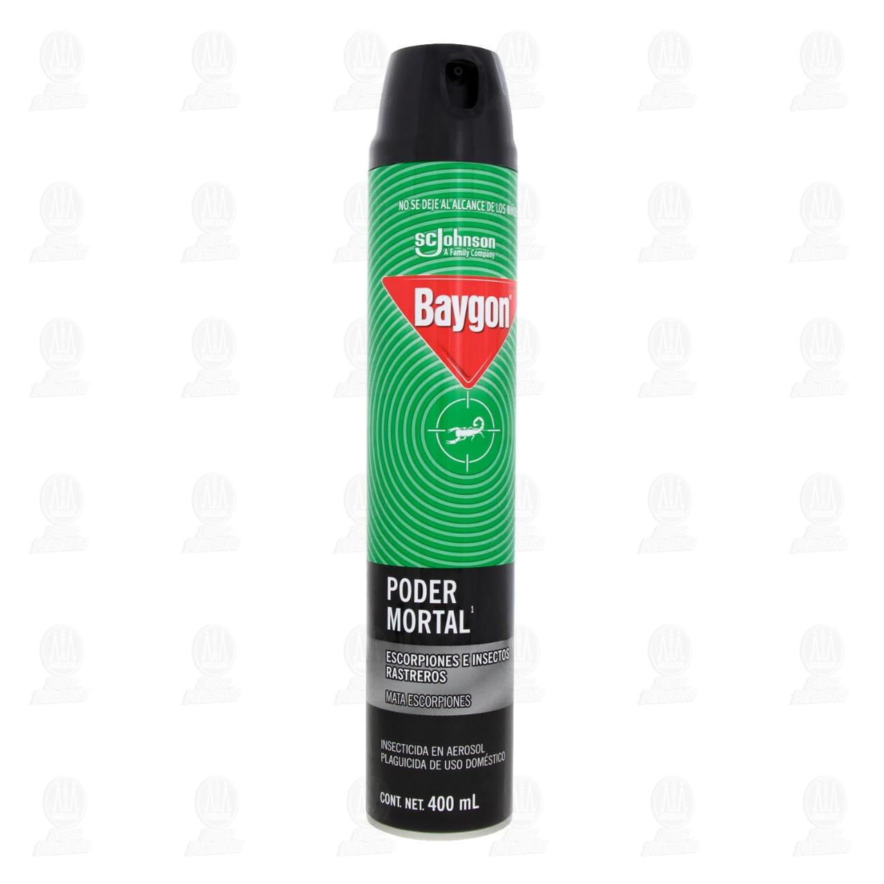 Insecticida Baygon Poder Mortal en Aerosol Mata Alacranes, 400 ml. de ...