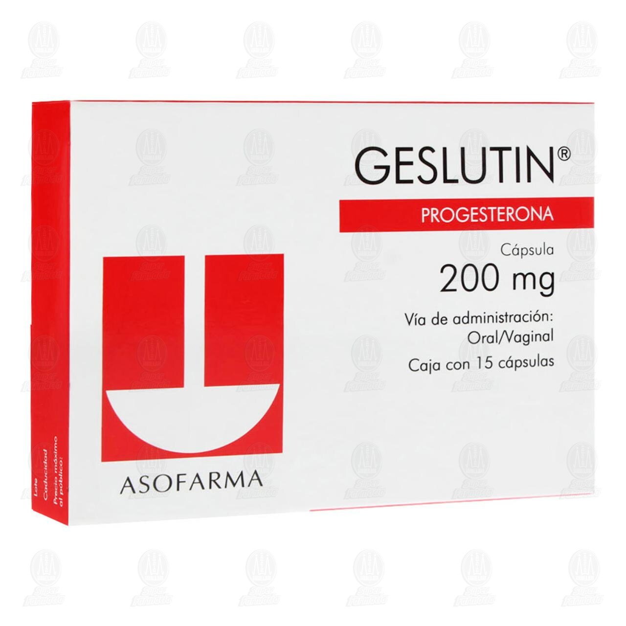 Geslutin 200mg 15 Cápsulas - Smart Club
