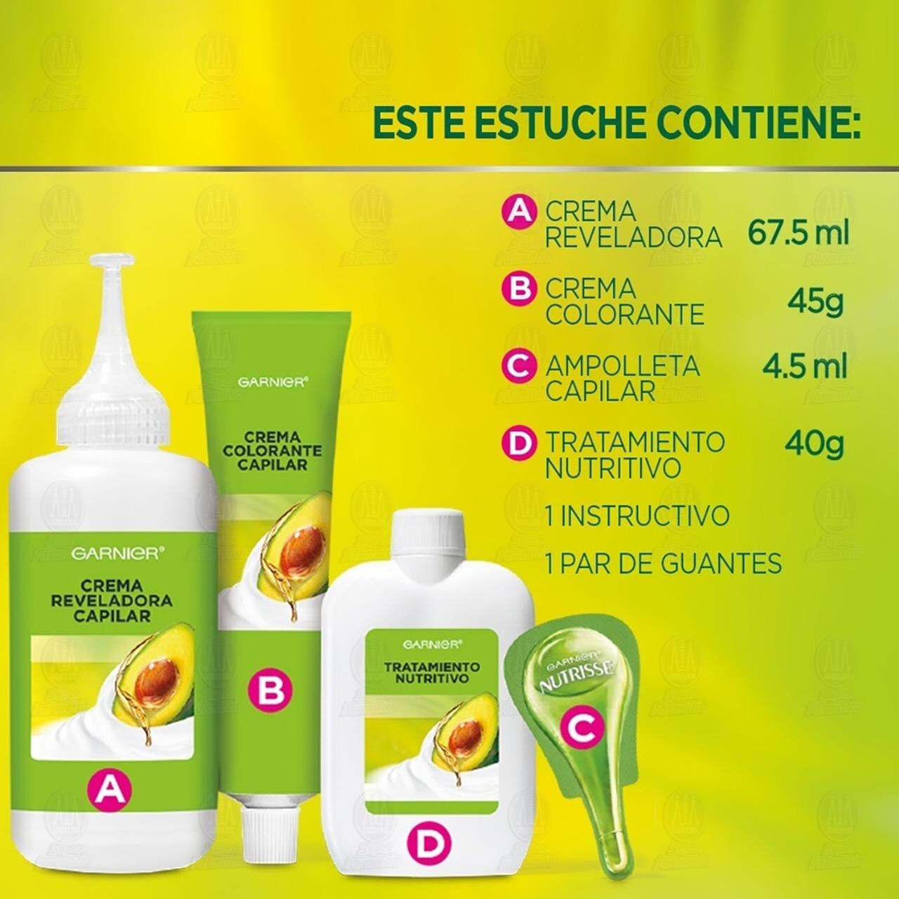 Tinte Garnier Nutrisse Color Caramelo (57), 1 pz. de NUTRISSE ...